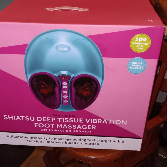 Bliss | Other | Bliss Spatogo Foot Massager In Pink And Blue | Poshmark